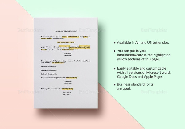 Script Template - 18+ Word Documents Download