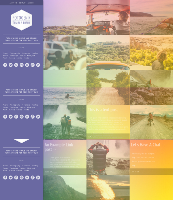 17+ Photography Tumblr Themes & Templates | Free & Premium Templates