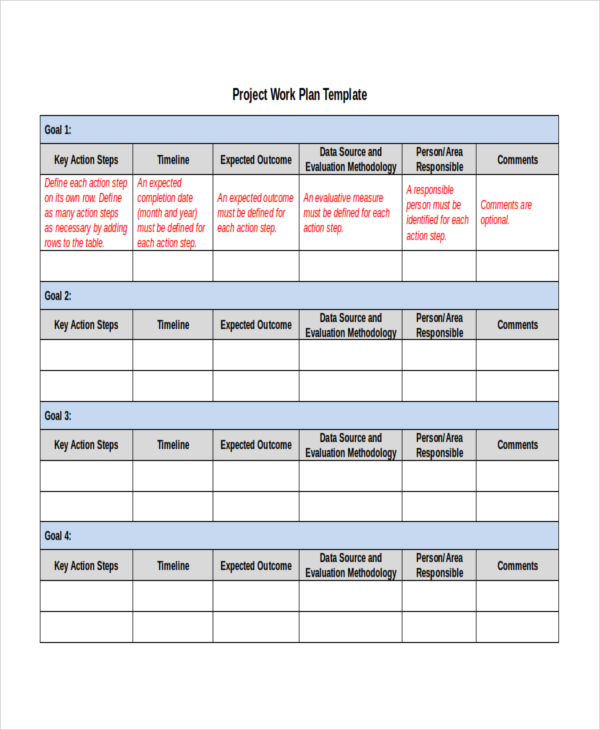 Project Plan Template - 17+ Free Word, PDF Document Downloads