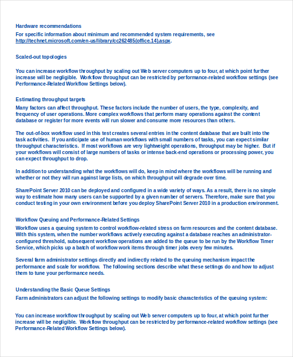 Word Workflow Template - 5+ Free Word Documents Download