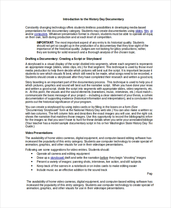 Script Template - 18+ Word Documents Download