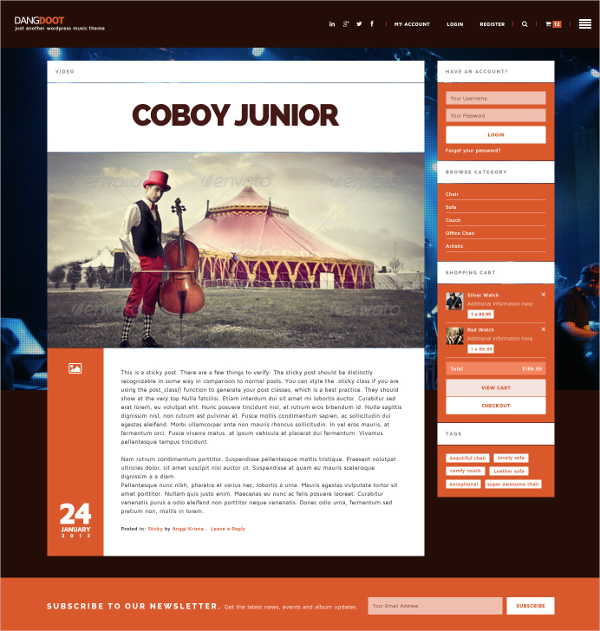 16+ Radio Station Website Themes & Templates | Free & Premium Templates