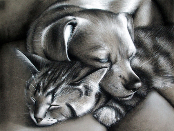 35+ Charcoal Drawings