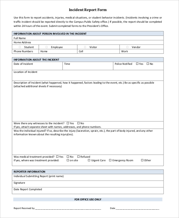 Report Template - 7+ Free Word, Excel, PDF Document Downloads