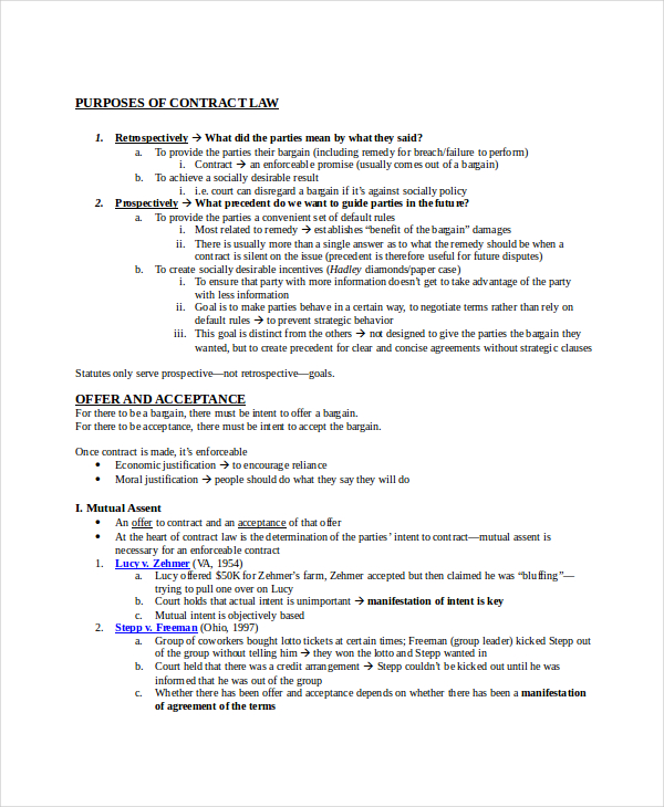 Contract Template - 13+ Free Word, PDF Document Downloads