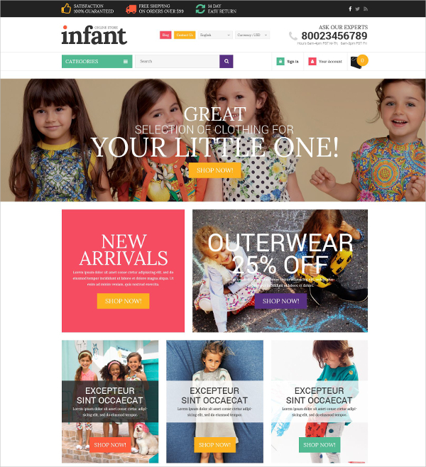 20+ Kids Website Themes & Templates