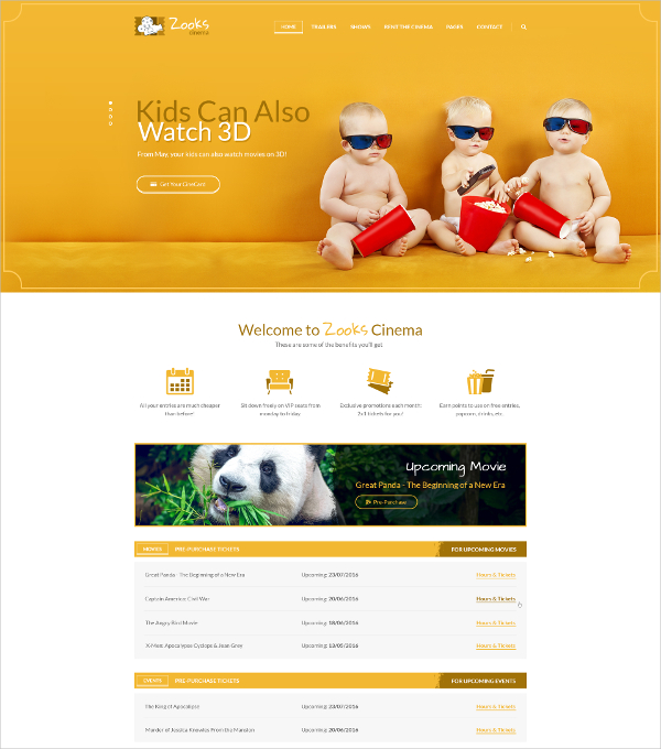 20+ Kids Website Themes & Templates