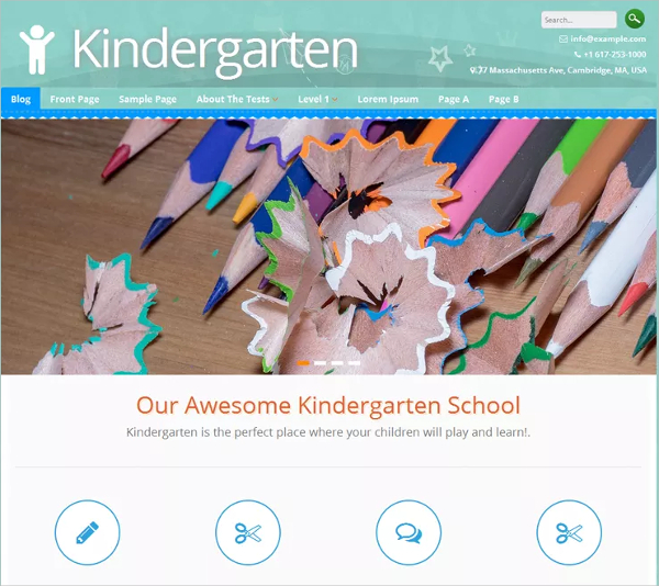 20+ Kids Website Themes & Templates