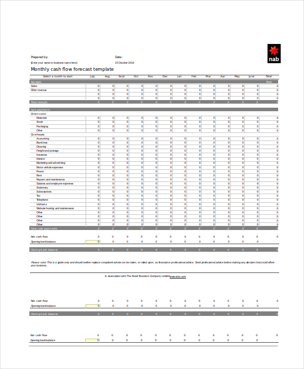 Cash Flow Excel Template - 26+ Free Excels Download
