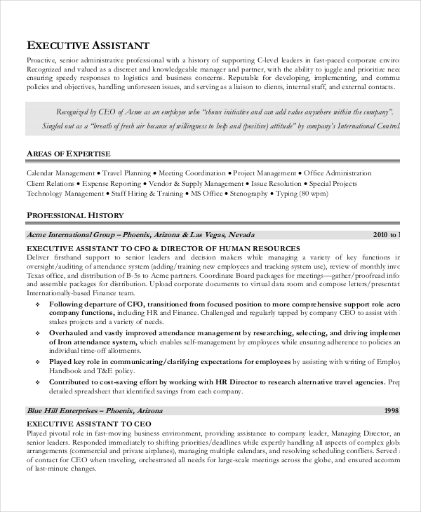 5+ Stenographer Resume Templates - PDF, DOC