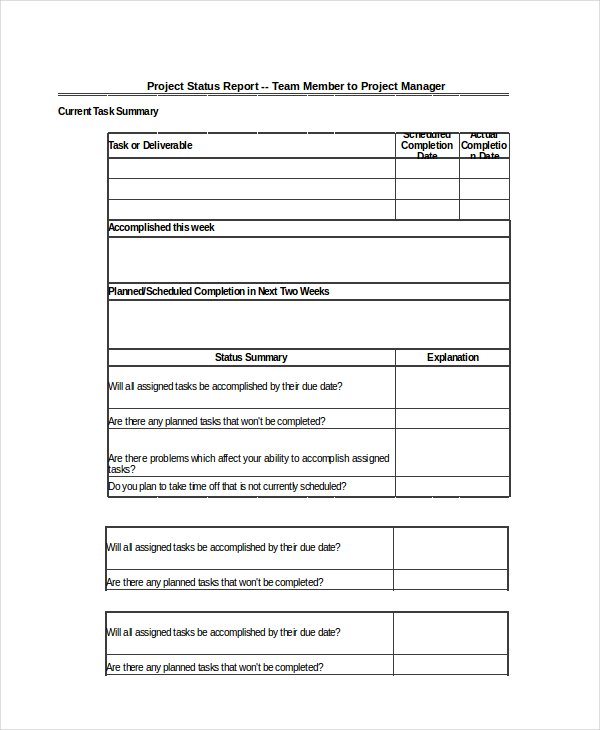 Excel Project Template - 16+ Excel Documents Download