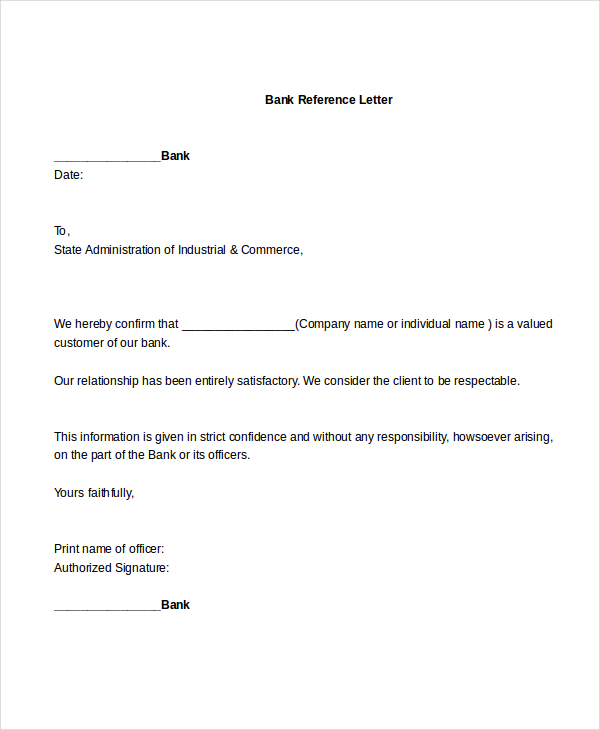 Reference Letter - 12+ Free Word, PDF Documents Download