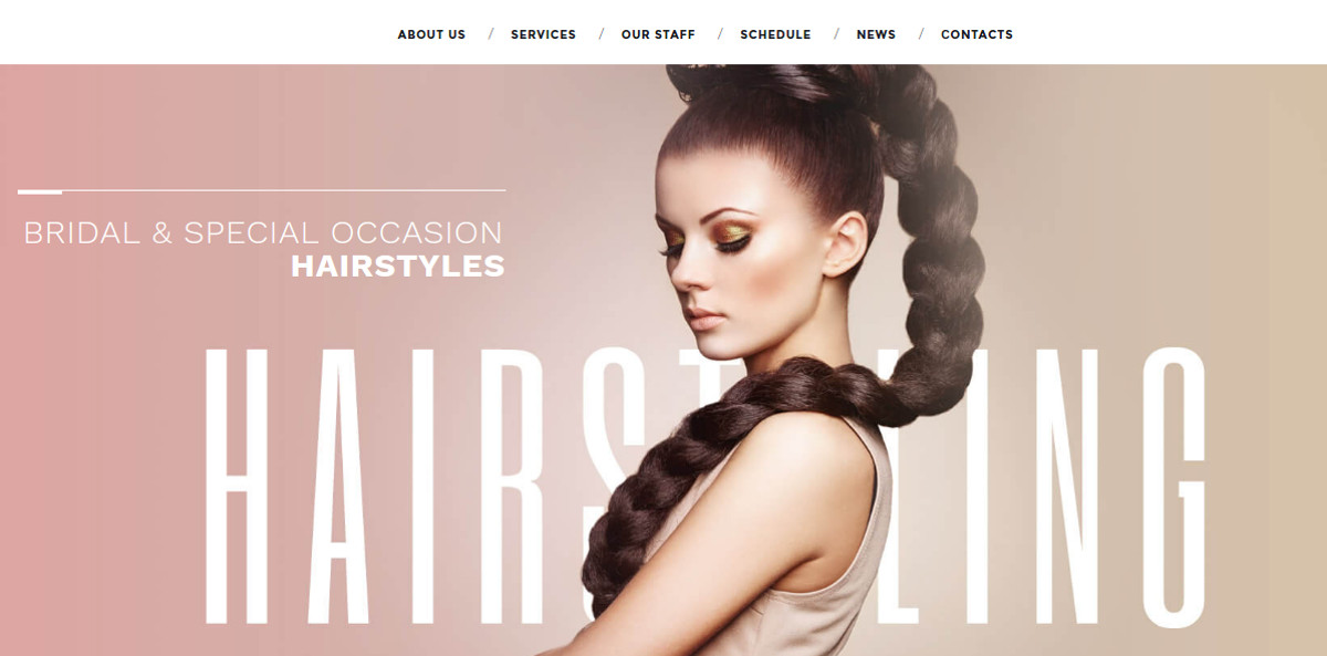16 Hair Salon Website Templates Themes