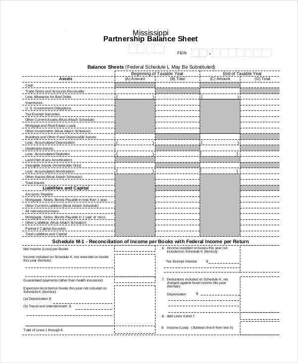Personal Balance Sheet Template Free DocTemplates Personal Balance Sheet Template Free DocTemplates