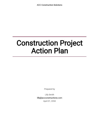 25+ FREE Construction Project Plan Templates - PDF, Word
