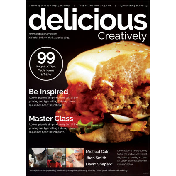 38+ Great Examples of Magazine Cover Designs