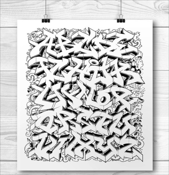 21+ Graffiti Alphabet Styles - Free PSD, EPS Format Download