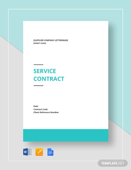 Service Contract Templates - 27+ Word, PDF, Google Docs, Apple Pages ...