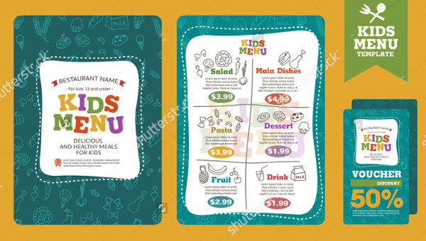Printable Menu - 21+ Free Templates in PSD, EPS, AI, InDesign, Word ...