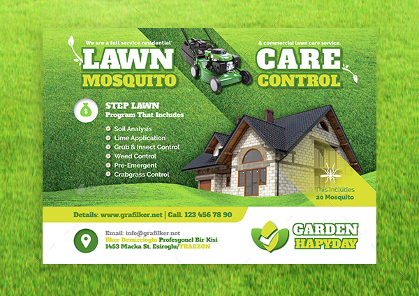 16 Landscaping Flyers PSD AI EPS