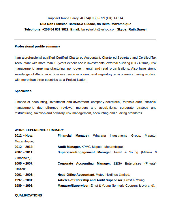 16+ Functional Resume Templates - PDF, DOC