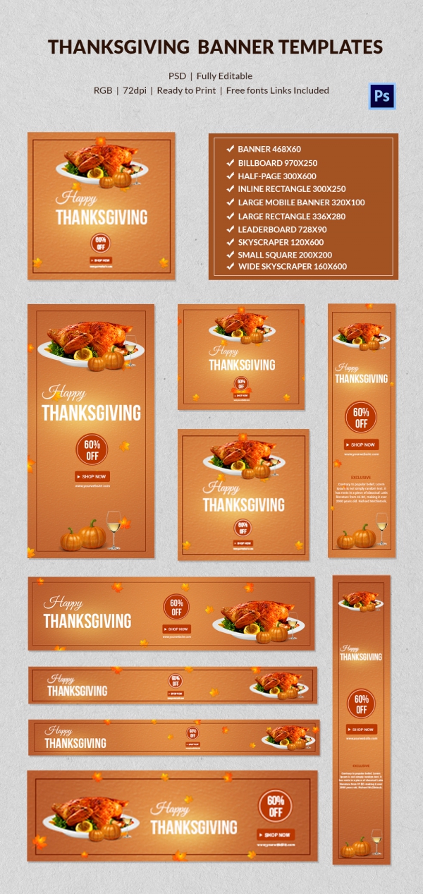 73+ Thanksgiving Templates - Editable PSD, AI, EPS Format Download