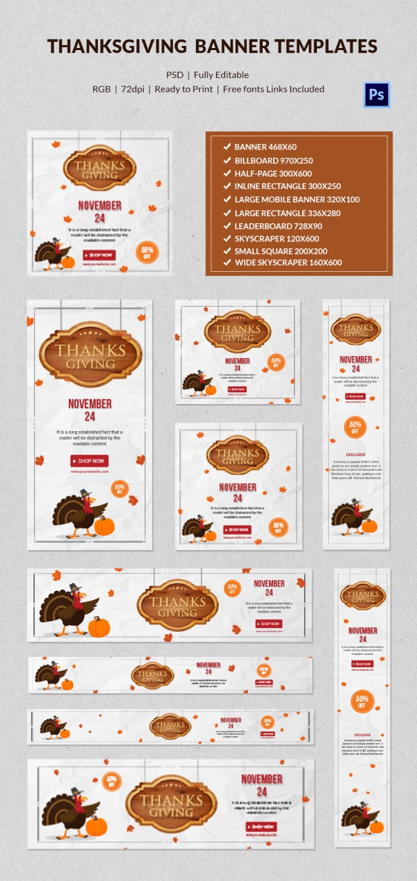 73+ Thanksgiving Templates - Editable PSD, AI, EPS Format Download
