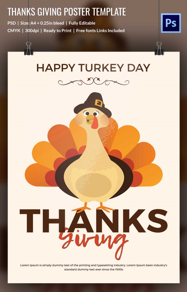 73 Thanksgiving Templates Editable PSD AI EPS Format Download
