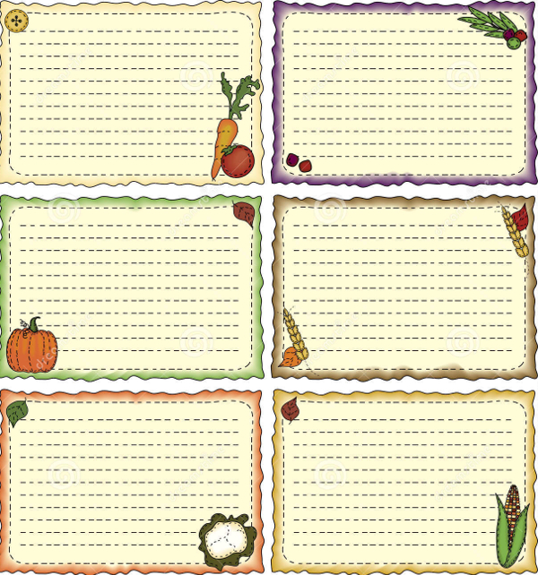 42+ Recipe Card Templates - Free PSD, Word, PDF, EPS Format Download