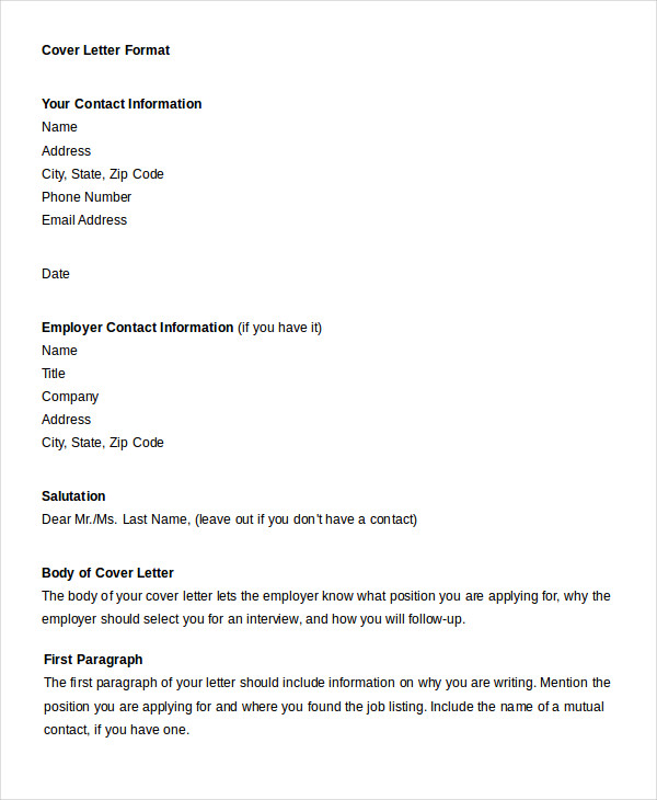 Professional Letter Format 22 Free Word PDF Documents Download