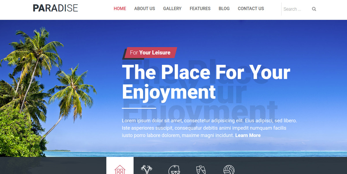 10+ Beach Website Themes & Templates