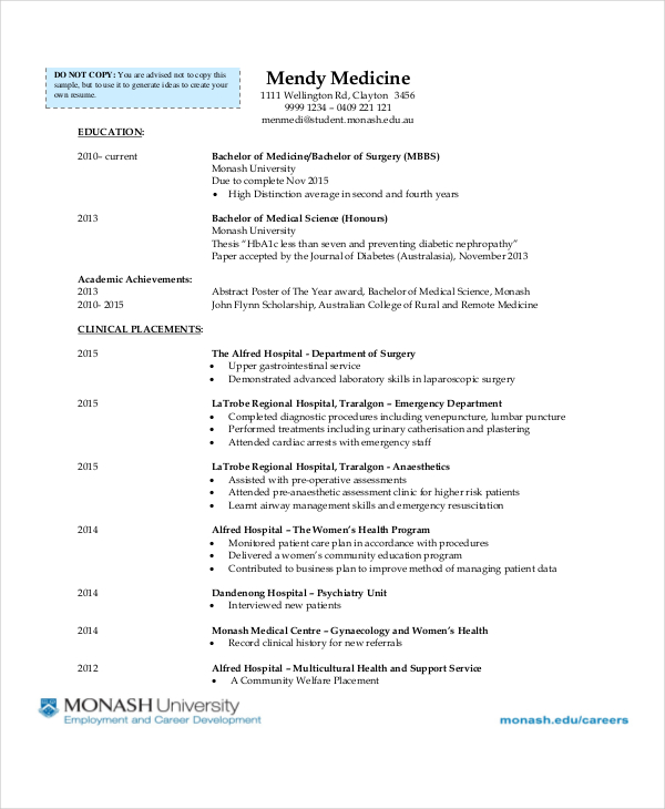 9+ Student Resume Templates - PDF, DOC