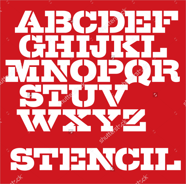 31+ Letter Stencil Letter Templates - Free PSD, Vector AI, EPS Format ...