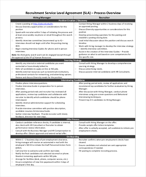 Service Level Agreement - 22+ Free PDF, Word, PSD Documents Download