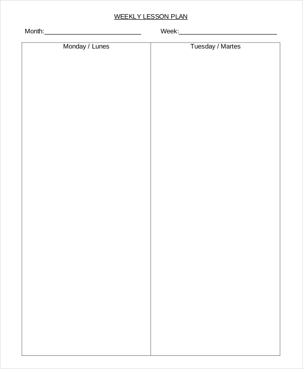 Lesson Plan Template - 22+ Free Word, PDF Documents Download