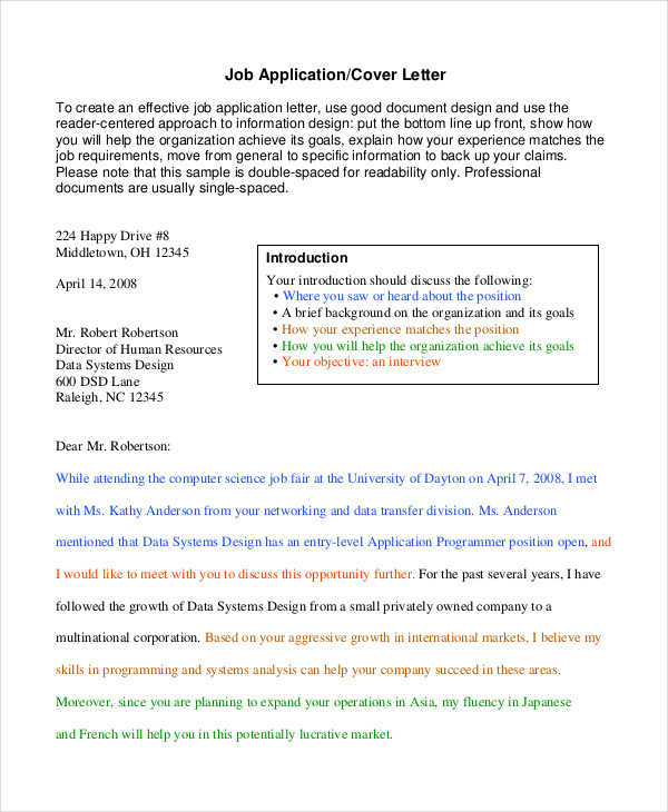 Generic Job Application - 8+ Free Word, PDF Documents Downlaod