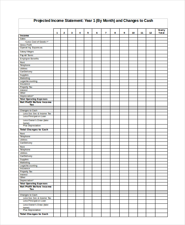 Income Statement -18+ Free PDF, Excel, Word Documents Download