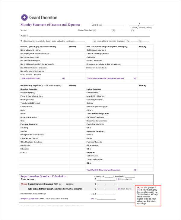 Income Statement -18+ Free PDF, Excel, Word Documents Download