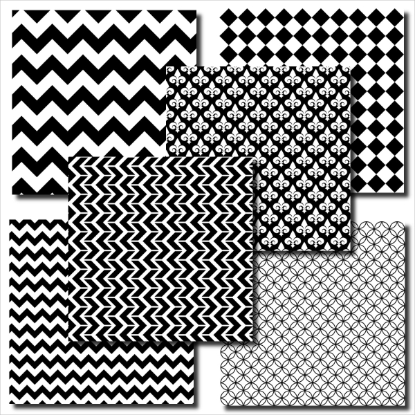 20+ Simple Black & White Patterns - Free PSD, Vector AI, EPS Format ...