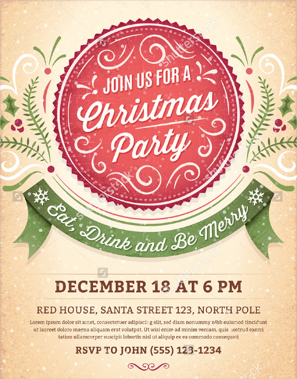 37+ Christmas Party Invitation Templates - PSD, Vector AI, EPS