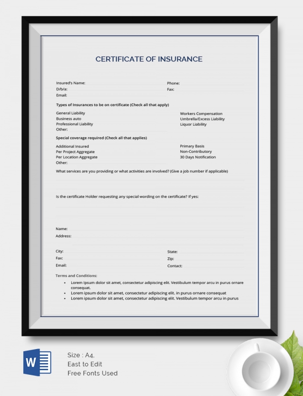25 Certificate Templates