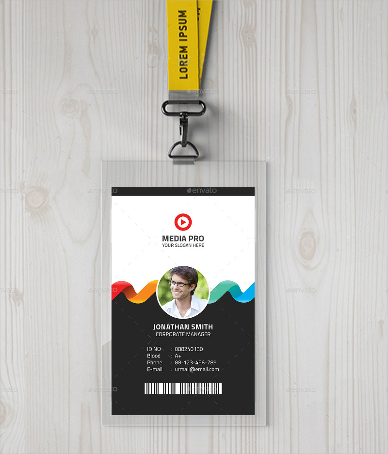 45+ Creative ID Card Designs - Illustrator | MS Word | Pages ...