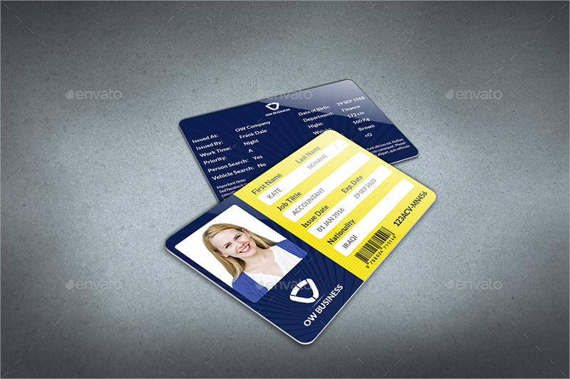 45+ Creative ID Card Designs - Illustrator | MS Word | Pages ...