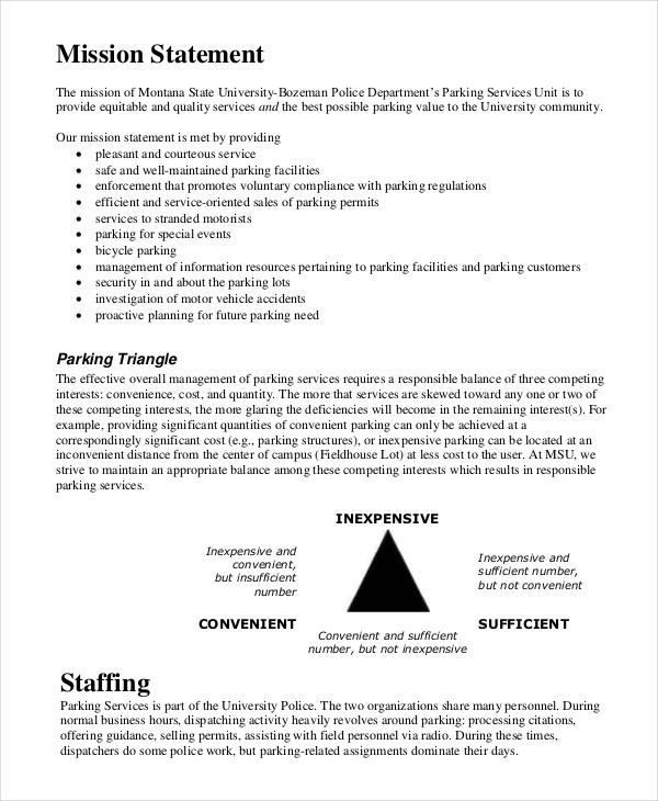 Samples Of Mission Statements In A Business Plan 