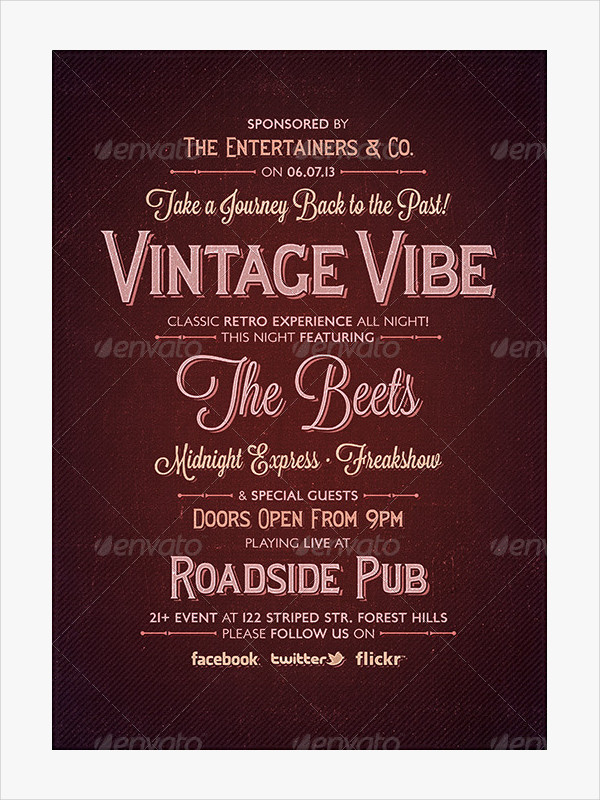 15+ Vintage Poster Designs