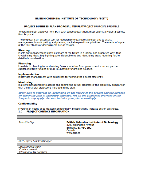 Business Proposal Template - 35+ Free Word, PDF, PSD Documents Download