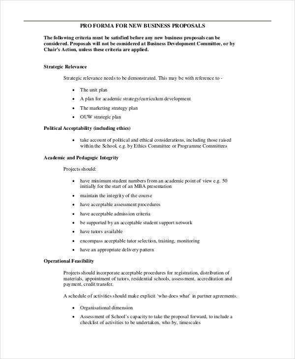 Business Proposal Template - 35+ Free Word, PDF, PSD Documents Download