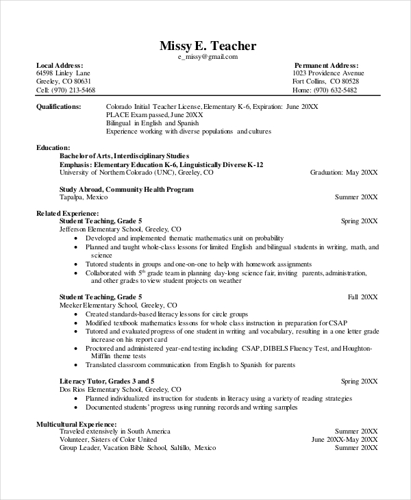 25+ Free Resume Templates - PDF, DOC