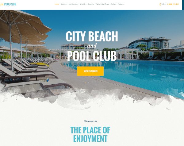 10+ Beach Website Themes & Templates