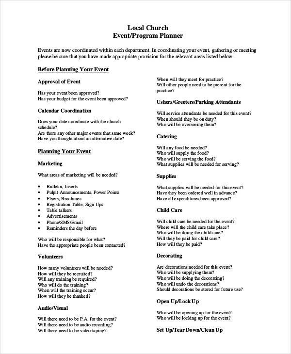 Free 46+ Event Program Templates, PSD, AI